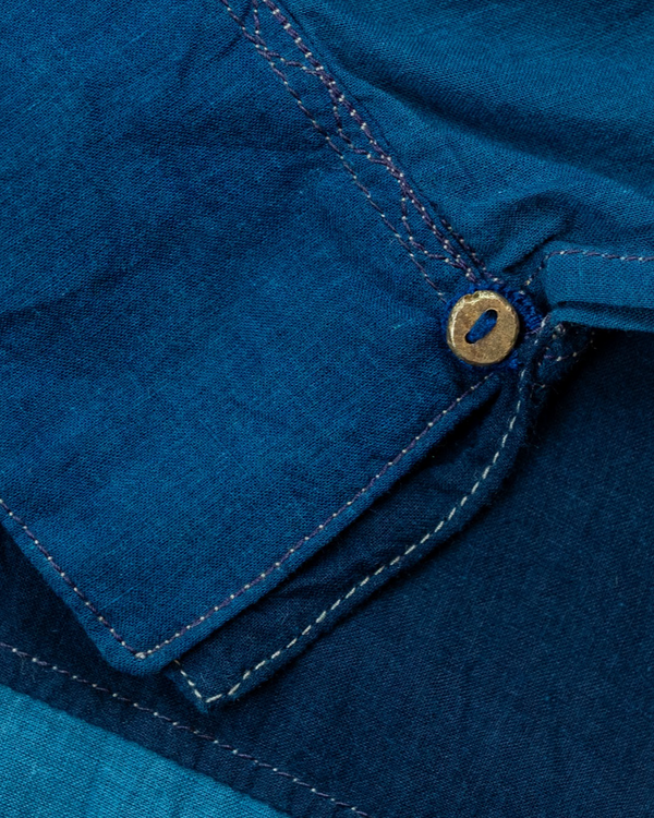 Blue Patchwork Top by Injiri - Tatter